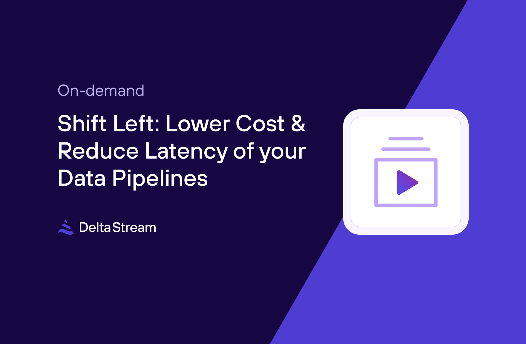 Shift Left: Lower Cost & Reduce Latency of your Data Pipelines ... Shift Left: Lower Cost & Reduce Latency of your Data Pipelines ...