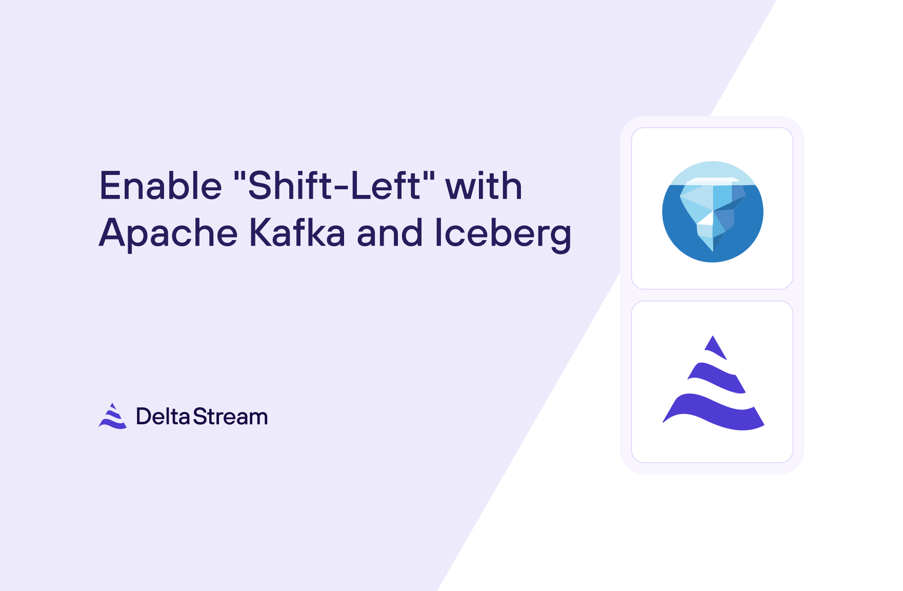 Enable "Shift-Left" with Apache Kafka and Iceberg | DeltaStream